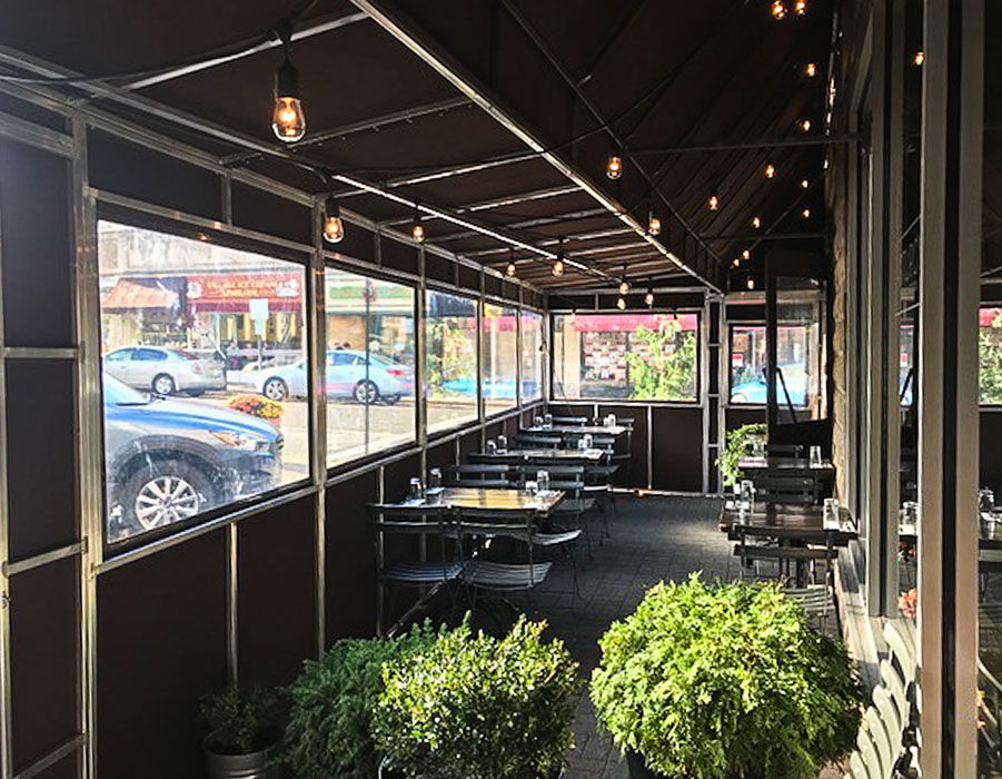 Large Cafe, Patio, Storage, & Event Room Enclosures - WINTER VESTIBULE